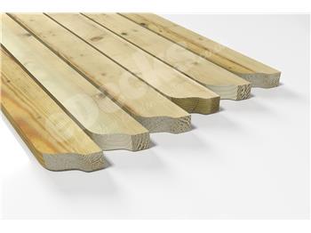 Treated - Profiled Both Ends Pergola Rafter (92mm x 42mm)