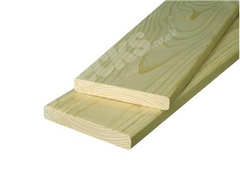Green - Treated Planed Round Edge Timber (150mm x 25mm)
