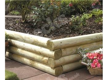 Rounded Sleepers | Rounded Garden Sleepers | eDecks